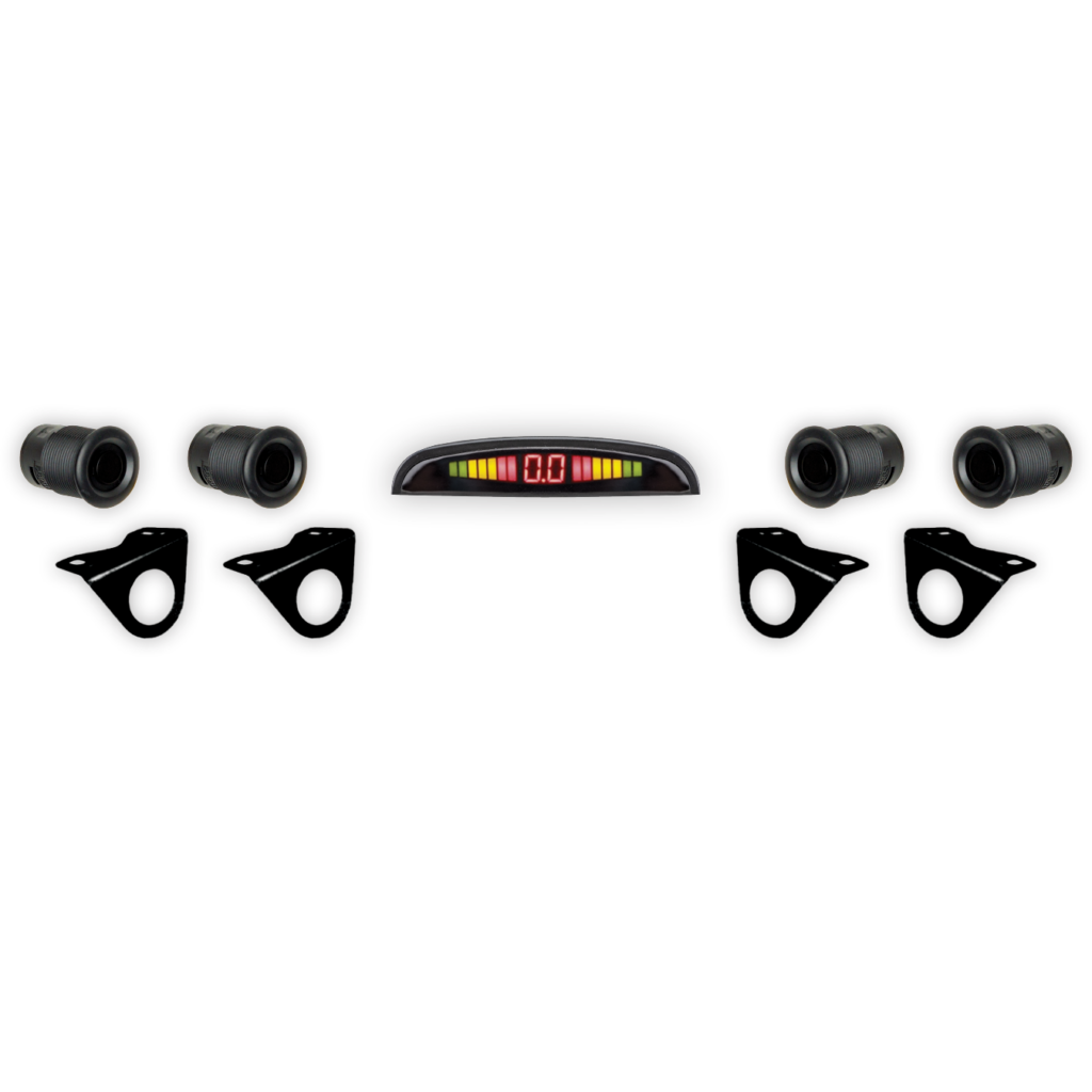 Heavy Duty Rear Parking Sensor System (4-Sensors) with Bracket Mounts ...